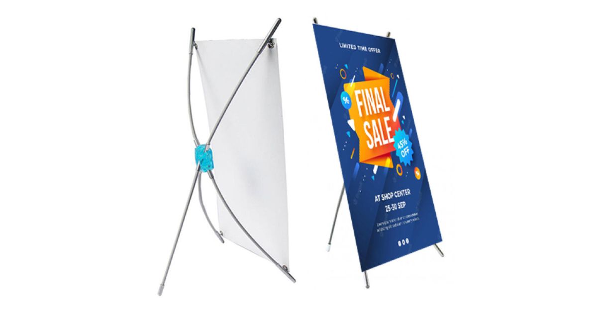 Cetak Mini X Banner 25x40cm, Art Carton 260g, Laminating Doff :: Extra ...